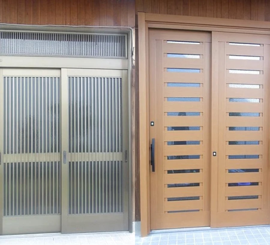 玄関引き戸リフォーム | 浜松市の窓リフォーム・玄関ドアリフォーム専門店 ヒラノ【地域密着】